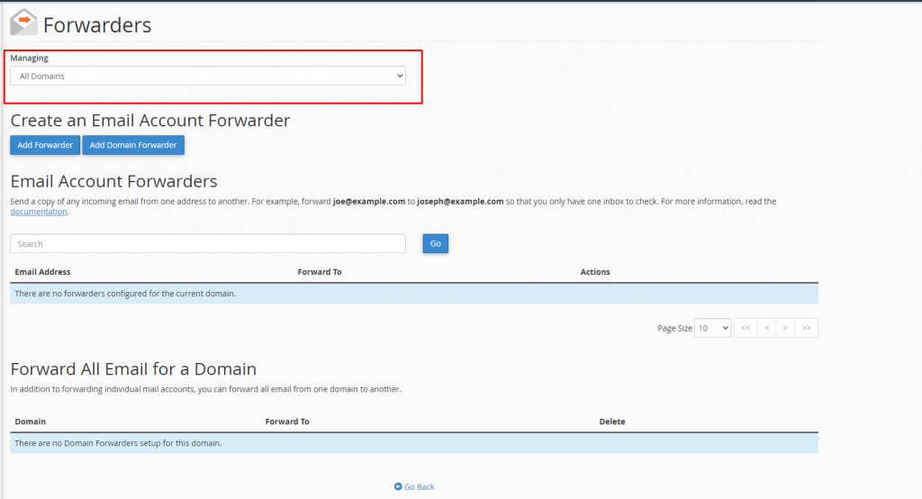 Tutorial Forwarding Email di cPanel | Knowledge Base