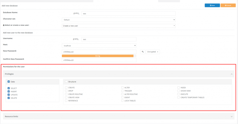 Cara Create Database di CWP | Knowledge Base
