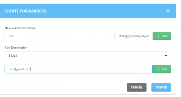 Cara Forward Email di DirectAdmin | Knowledge Base
