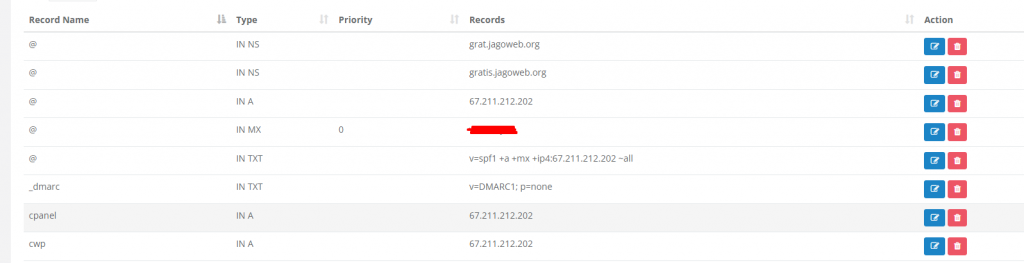 Cara Edit DNS di Panel CWP | Knowledge Base