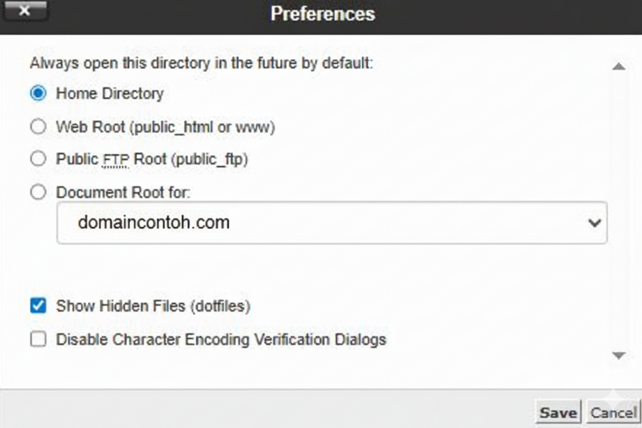 Panduan Menampilkan Pop Up Preferences di cPanel | Knowledge Base